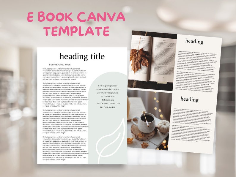 30 Page Editable Canva Ebook Template - Create Stunning Ebooks ...