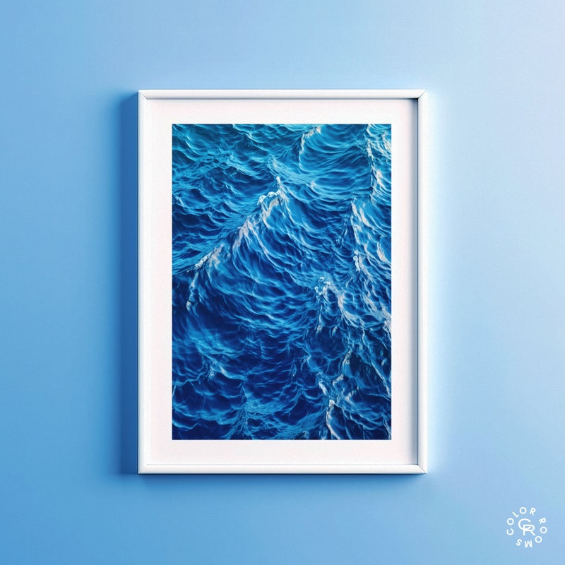 Cobalt Blue Wall Art - Etsy