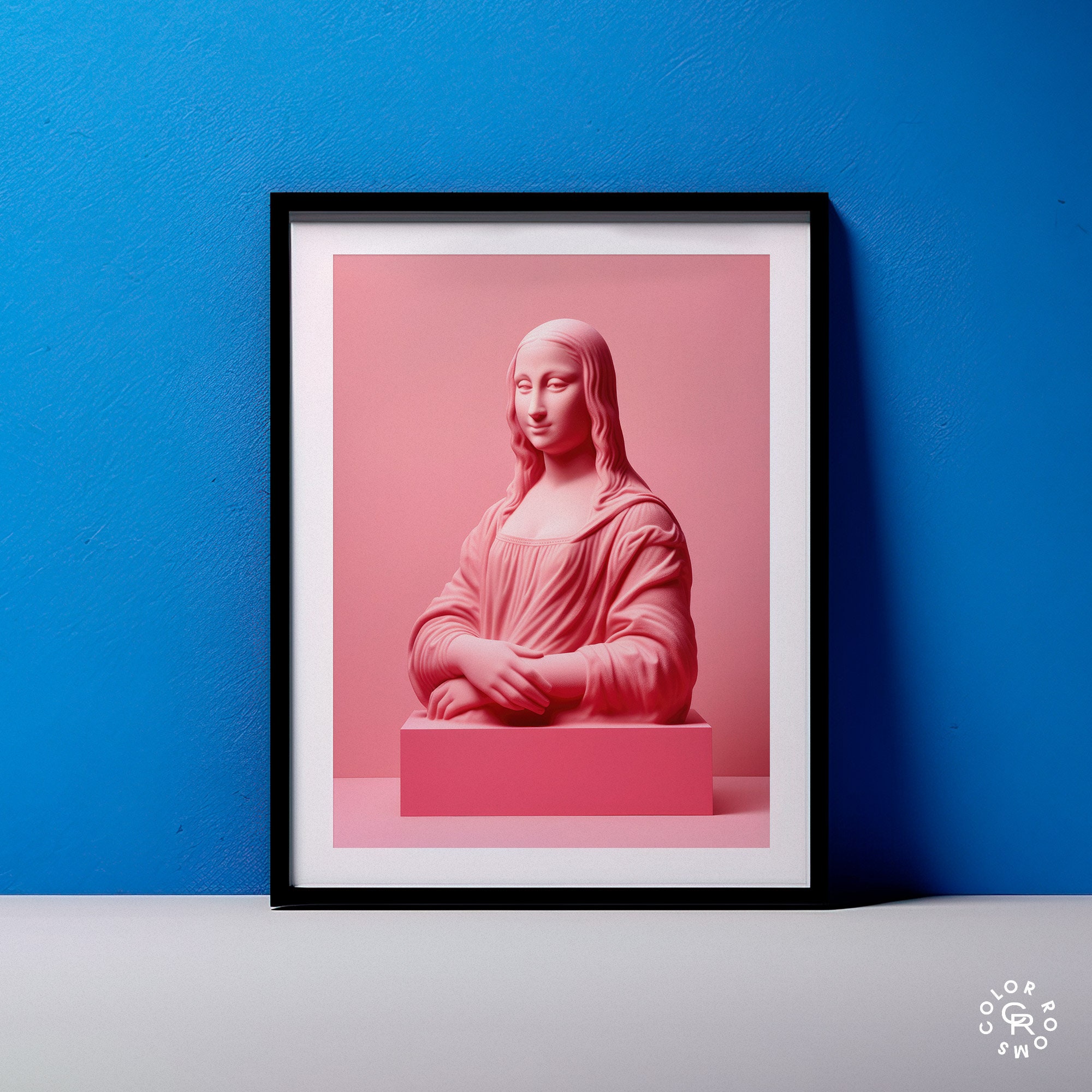 Mona Lisa History Art Print Pink Renaissance Art Eclectic - Etsy