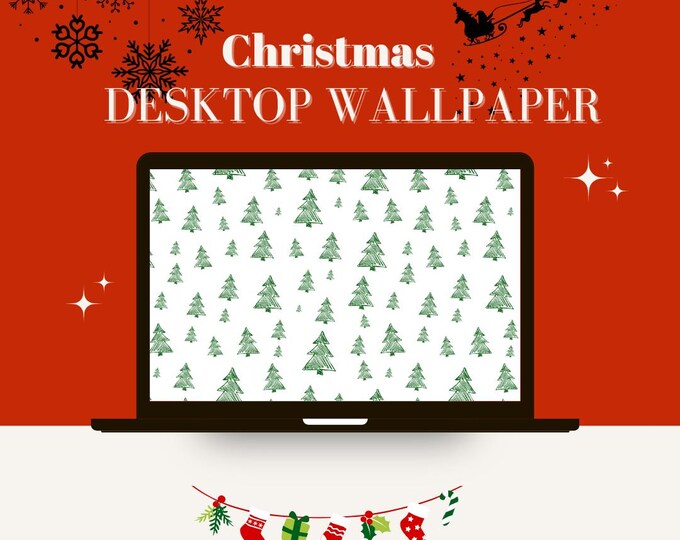 Christmas Desktop Wallpaper | December Desktop Wallpaper | Digital ...