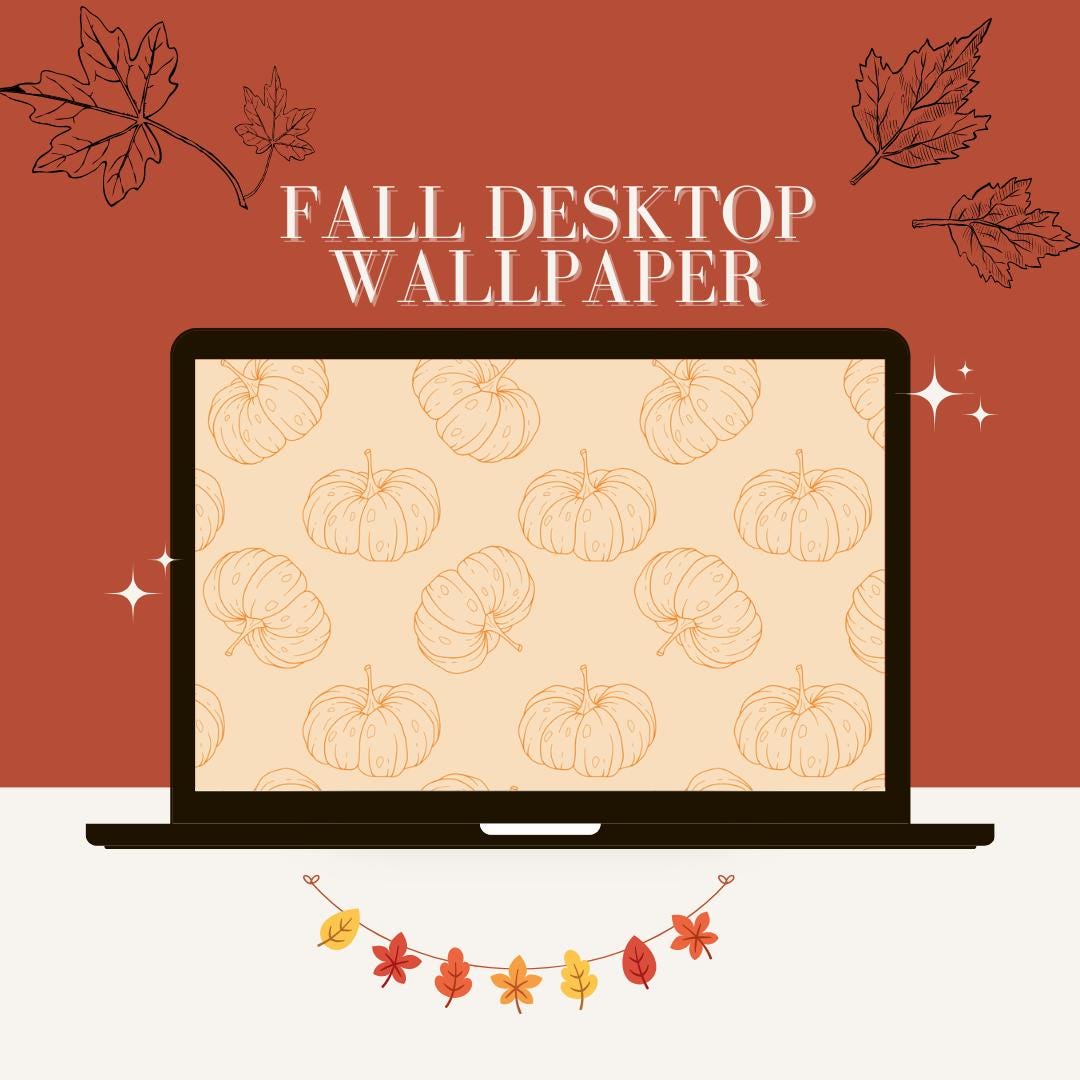 Desktop Wallpaper | Neutral Fall Desktop Wallpaper | Digital Wallpaper ...