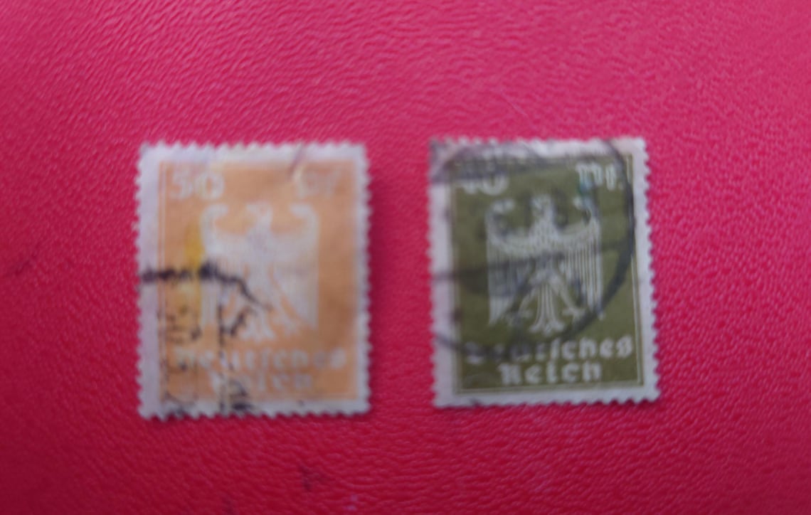 Germany Rare Stamps, 1920s Deutisches Reich, Set of 3 Stamps - Etsy