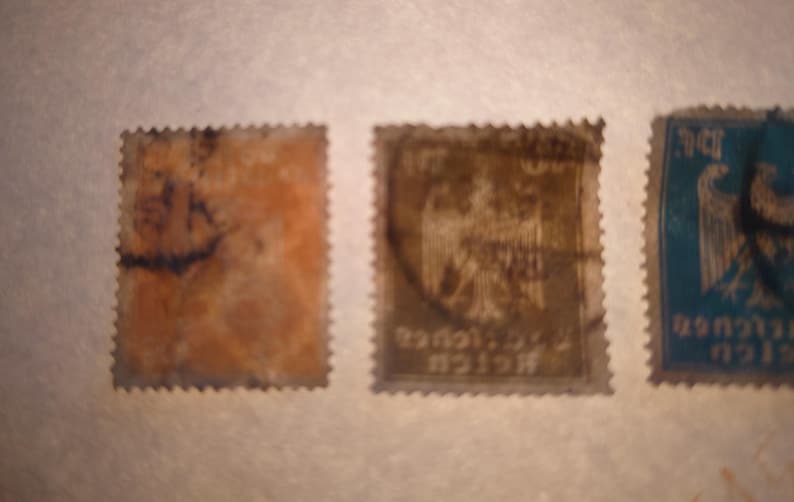 Germany Rare Stamps, 1920s Deutisches Reich, Set of 3 Stamps - Etsy