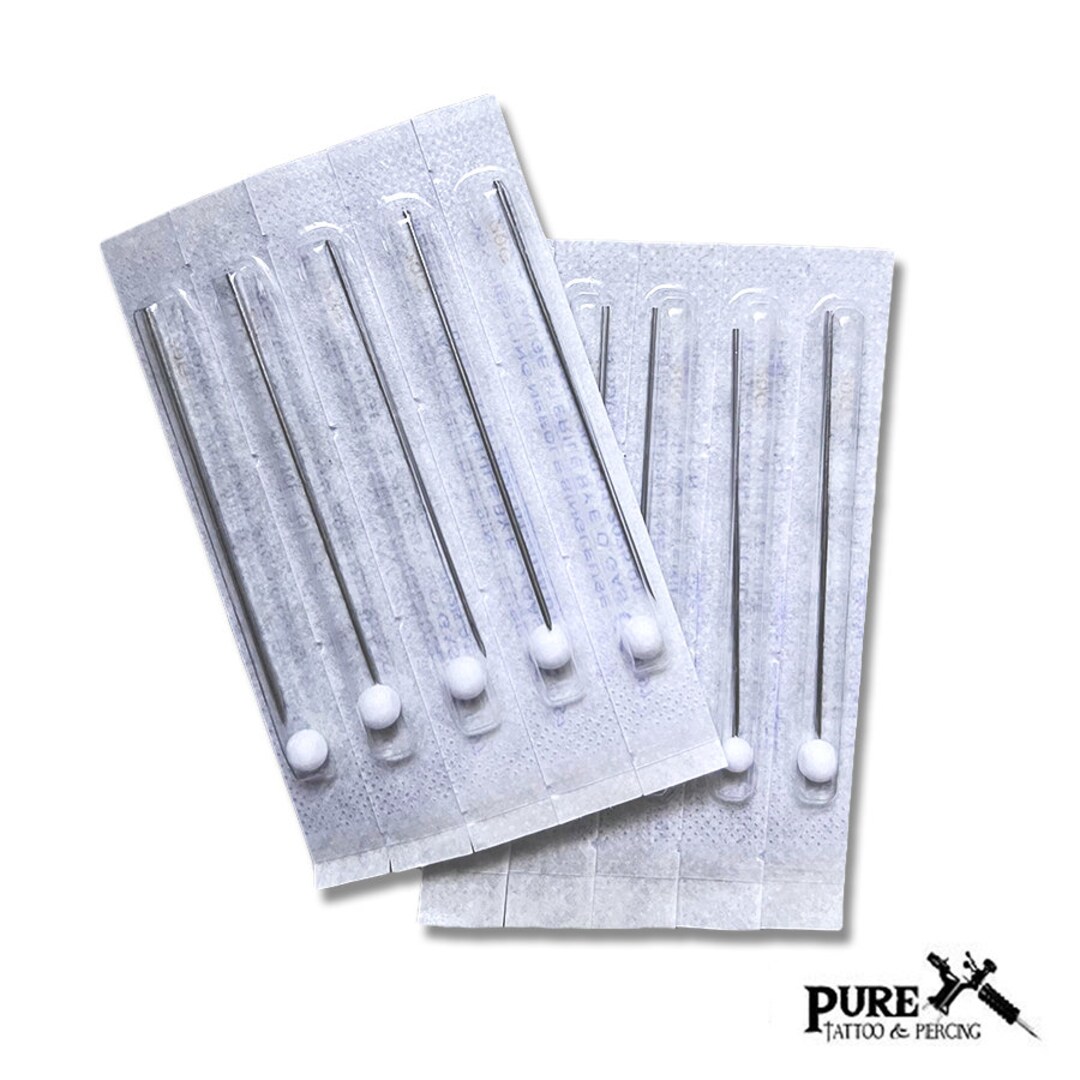 Body Piercing Needles - E.O. Gas Sterilized Stainless Steel (sizes: 6G ...