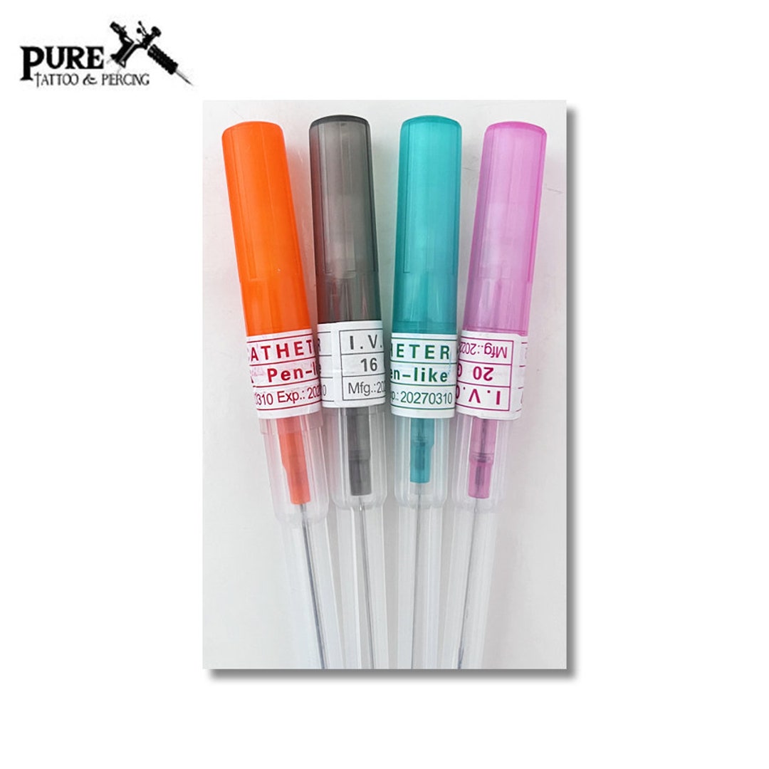 Body Piercing Cannula Needles - E.O. Gas Sterilized & Single Use (14G ...