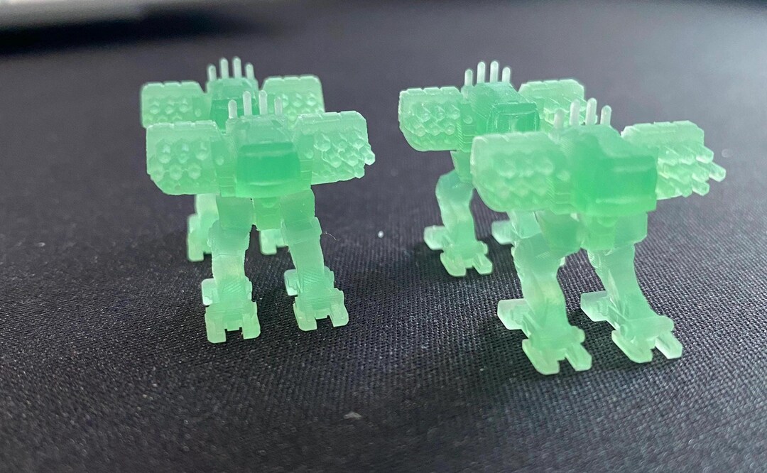 Mech Set for Twilight Imperium in Clear Green ABS Resin - Etsy