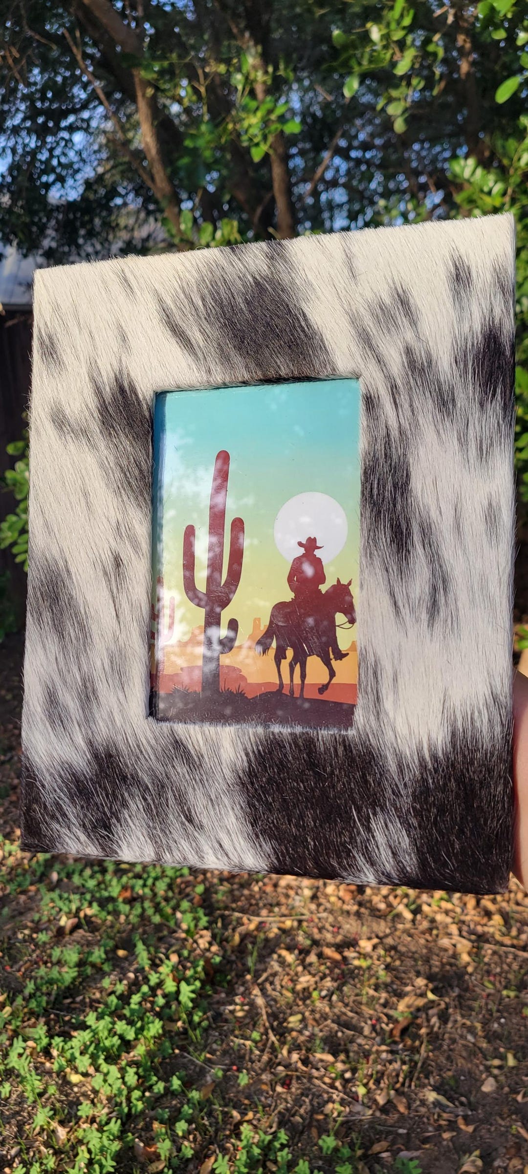 Cowhide Photo Frames | Picture Frame - Etsy