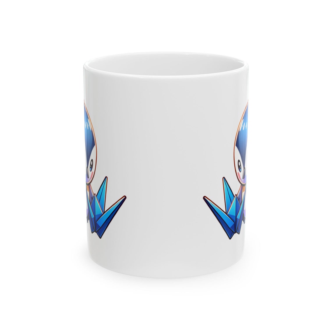 Chickadee Doing Origami Coffee Mug Cute Bird Gift Best Birthday Present ...
