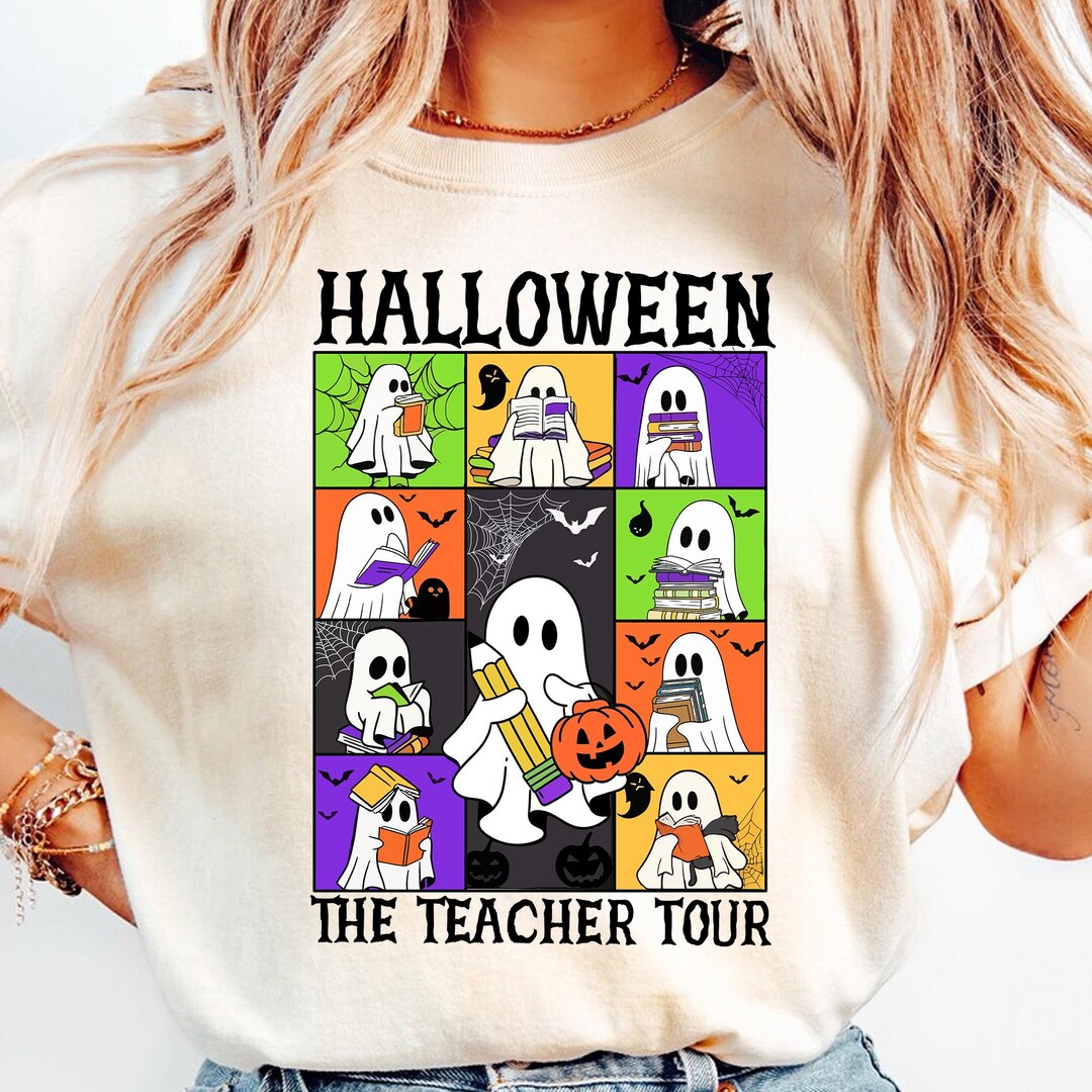 Halloween Teacher Era Tour Png, Back to School Png, Teacher Halloween ...