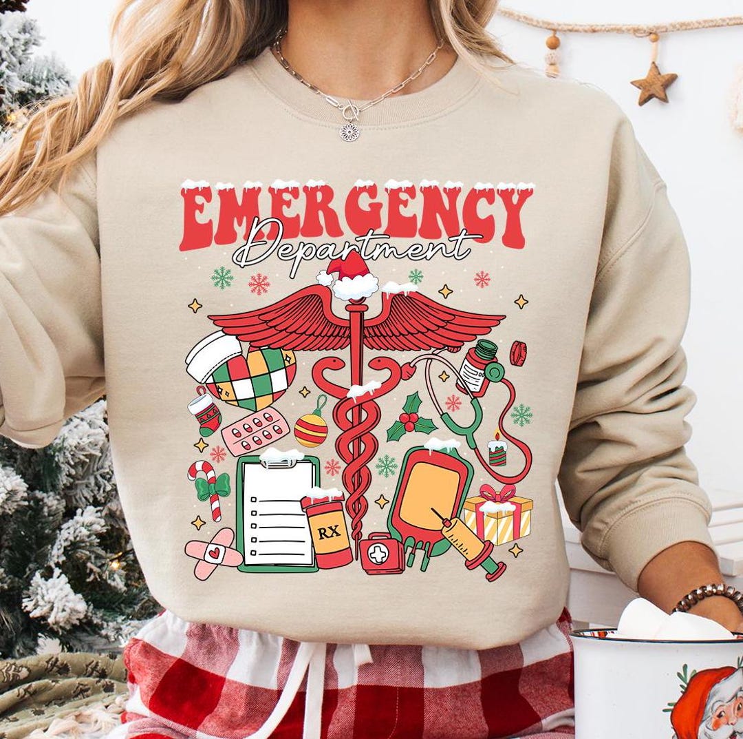 Emergency Department Png, ER Crew Christmas Png, Nursing School Png ...
