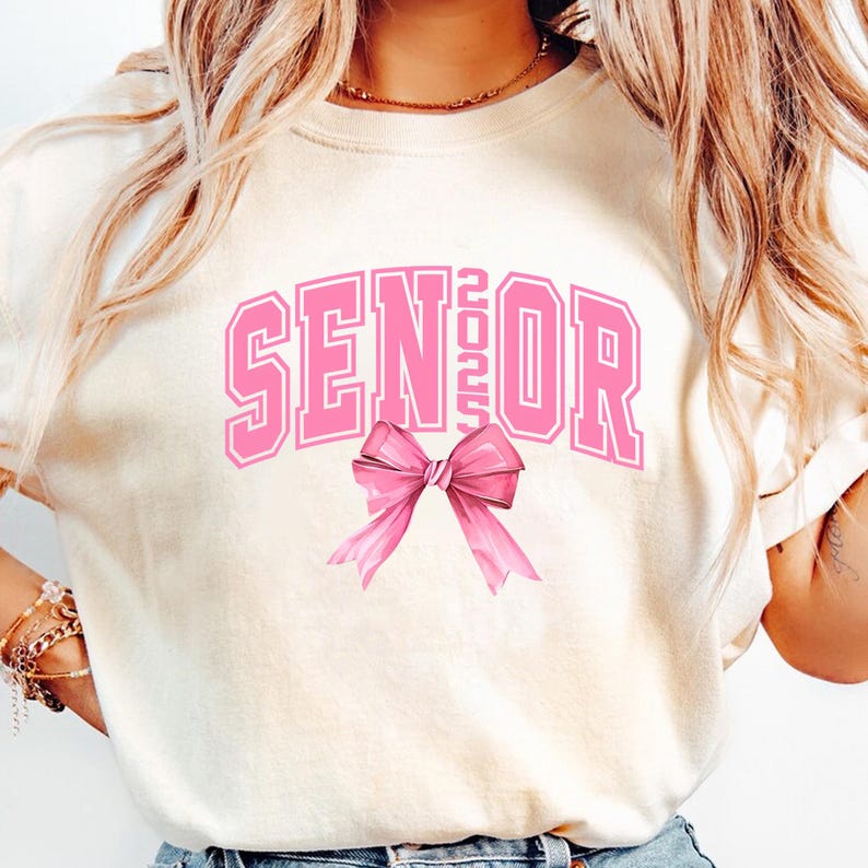 Coquette, Senior 2025 PNG, Pink Bow Png, Class of 2025 Png, Graduation ...