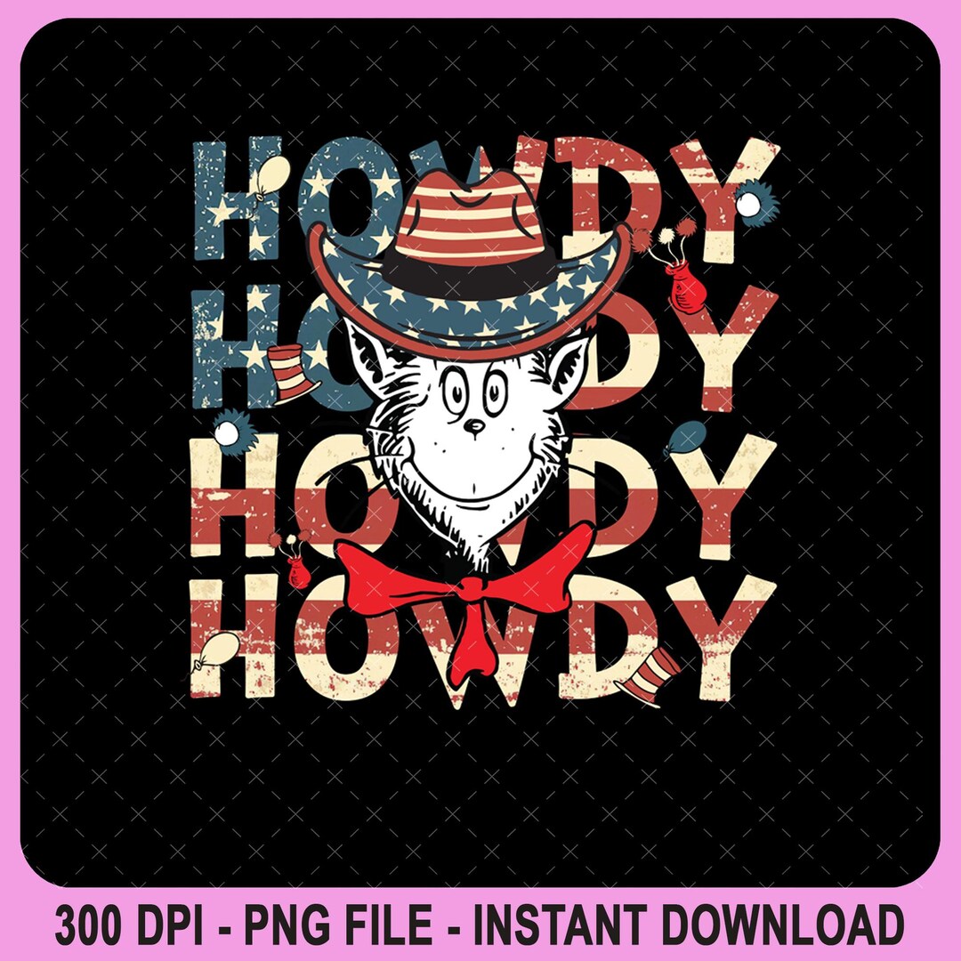 Dr Seuss Howdy Png, Dr. Seuss Cat in the Hat Png, Dr Suess Day Png ...