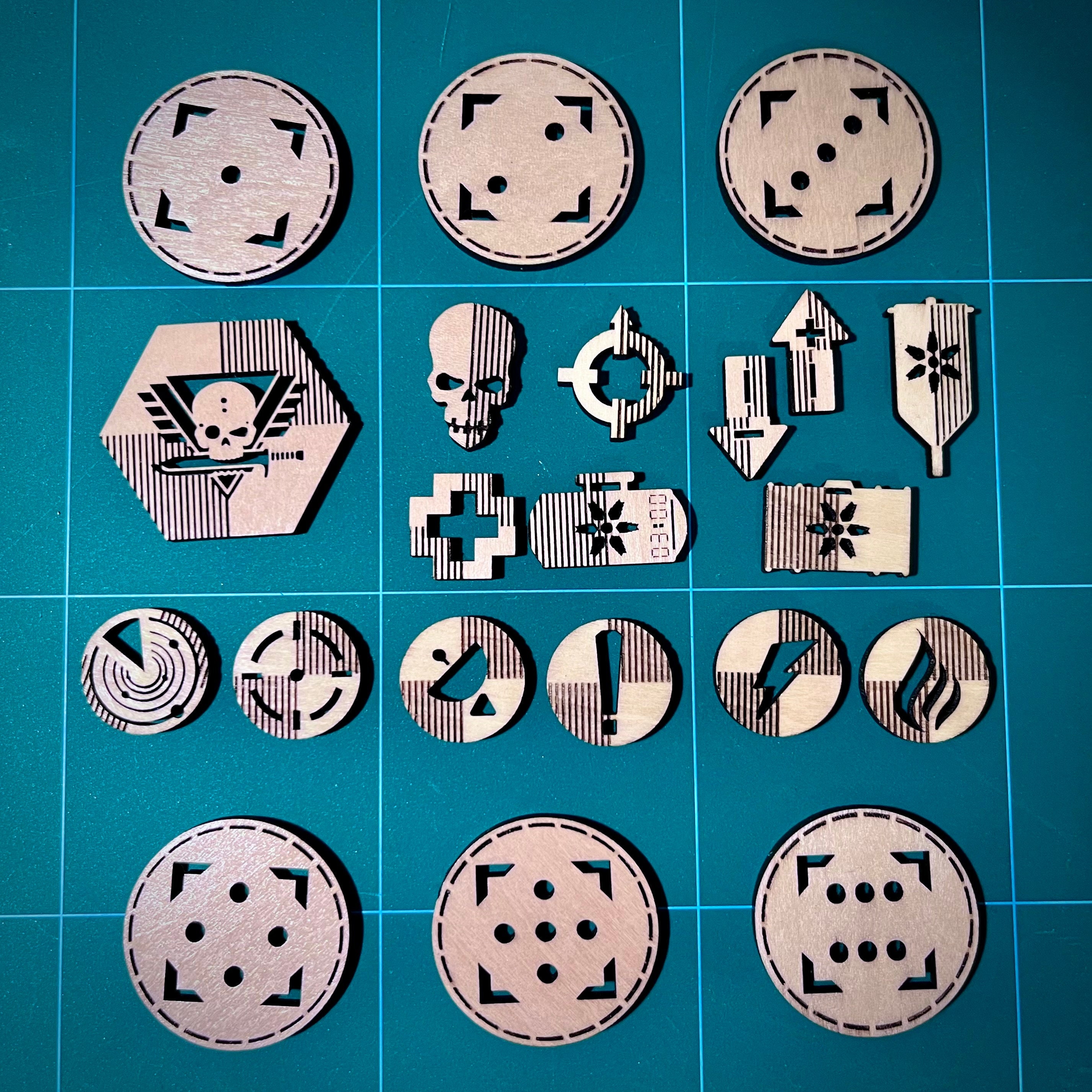 Kill Team Tokens reversible Laser Cut Files - Etsy Australia