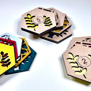 Hex Board Game - Laser Cut Files (lbrn2, SVG, DXF, AI) - Etsy Australia