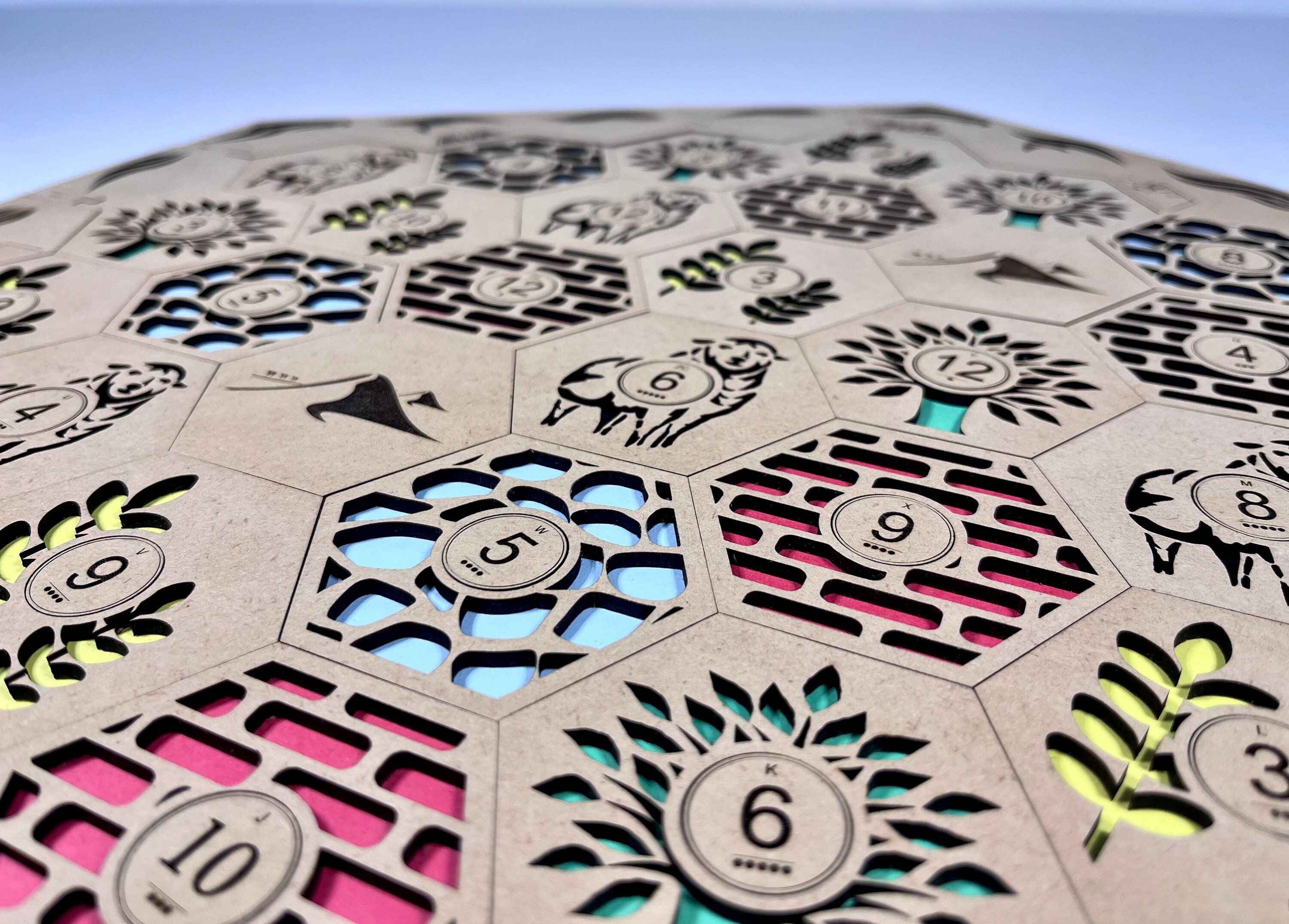 Hex Board 5-6 Player Extension - Laser Cut Files (lbrn2, SVG, DXF, AI ...
