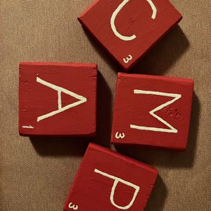 2 “ Natural Wood Scrabble Tiles, Letters, Alphabet Wall Tiles. - Etsy