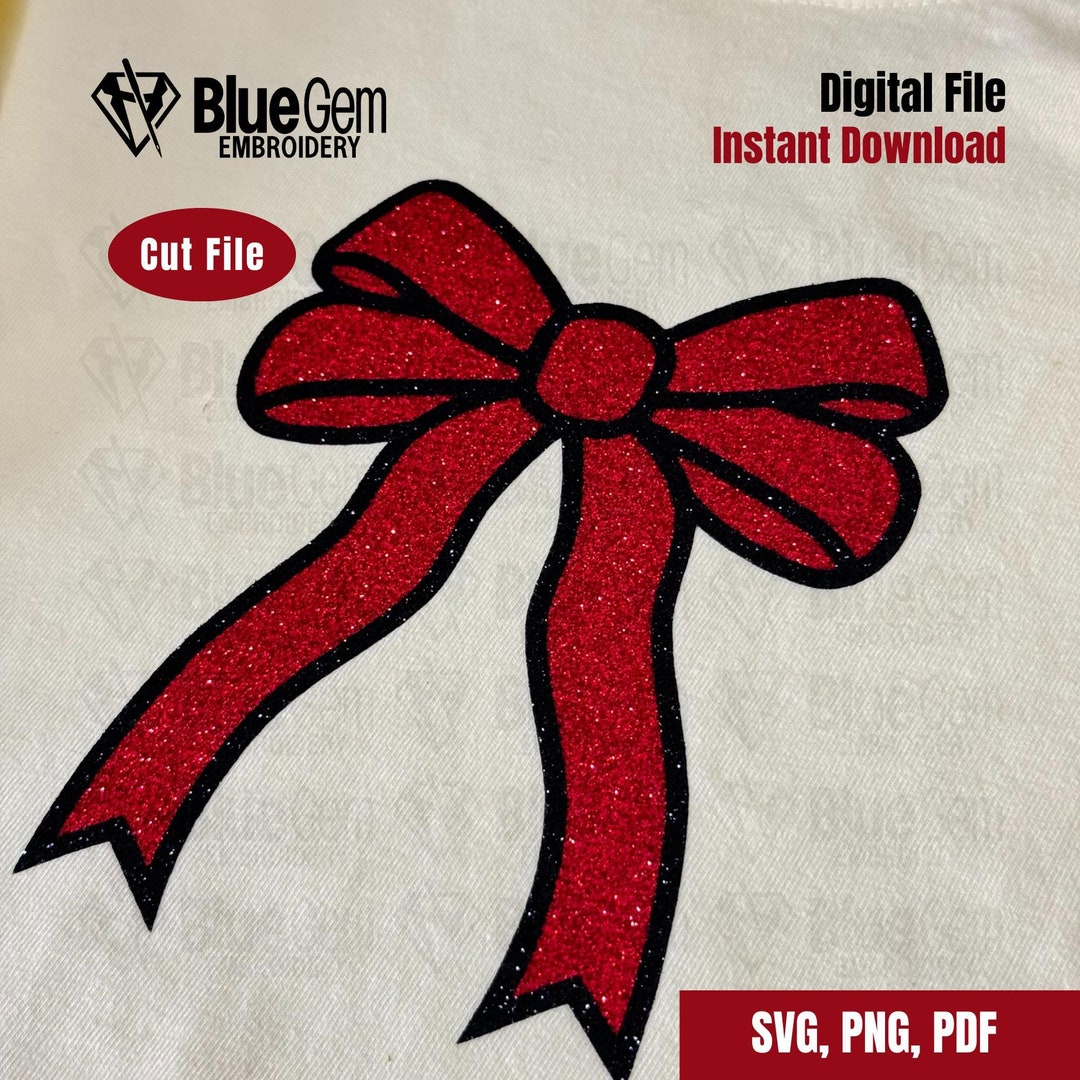 Side Bow - Cricut and Silhouette Cut File - SVG, PNG, PDF Included ...