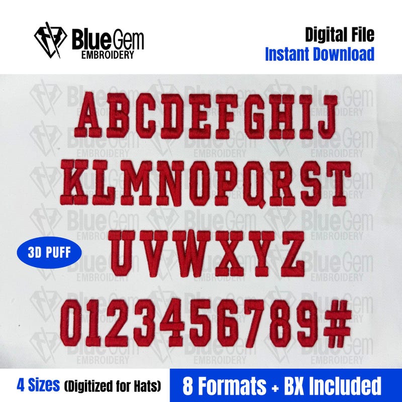 College 3d Font - Etsy