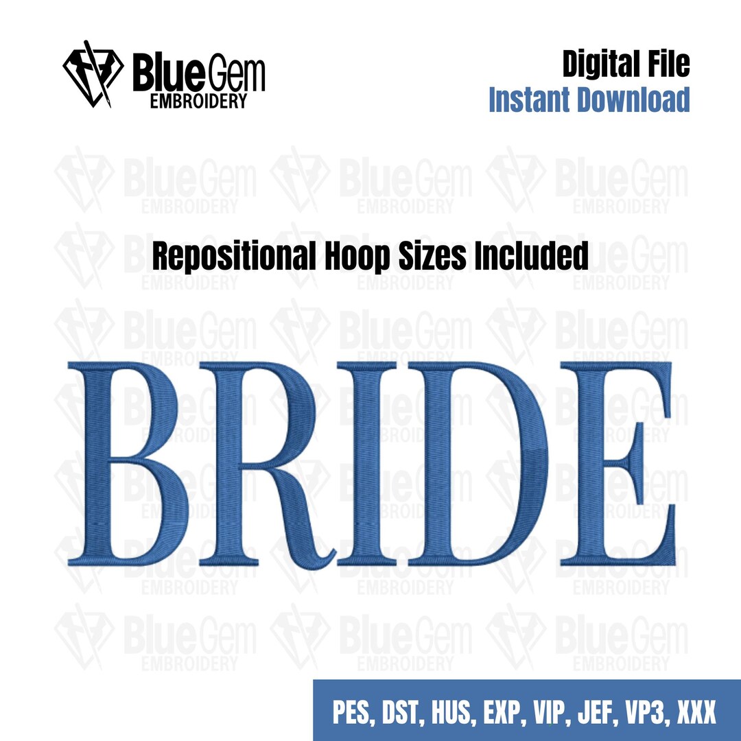 Bride Embroidery Design - Wedding Embroidery Design - Bride Sweatshirt ...