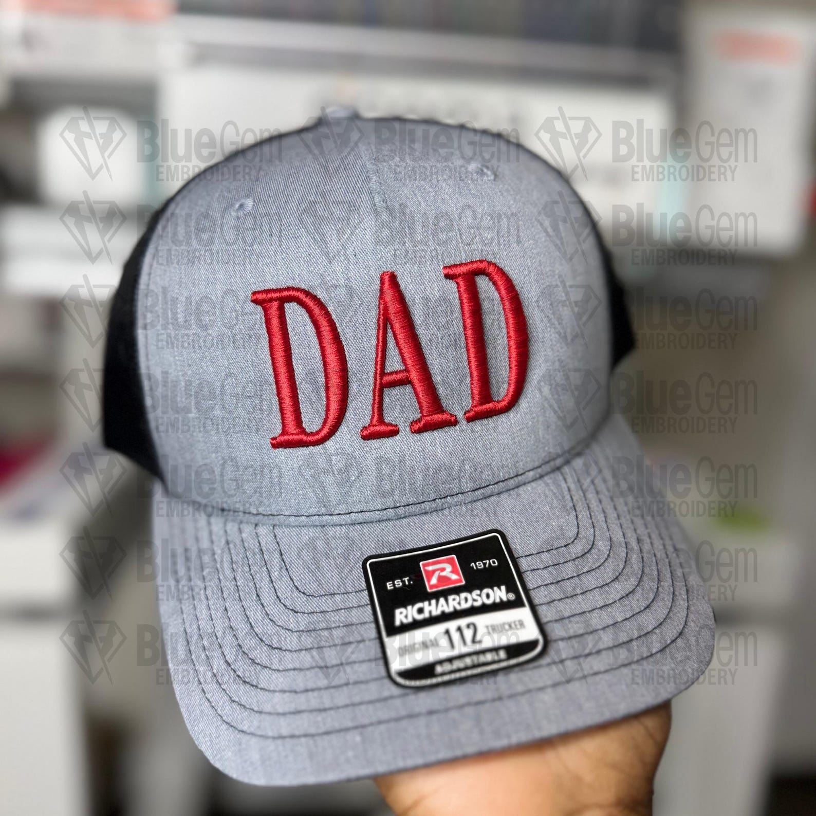 Dad Hat Embroidery Design - 3D Puff & Flat (instant Download) - Etsy