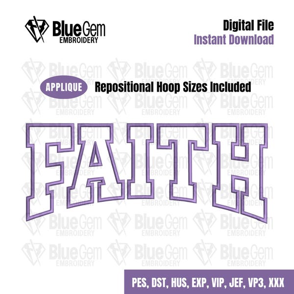 Faith Embroidery - Etsy