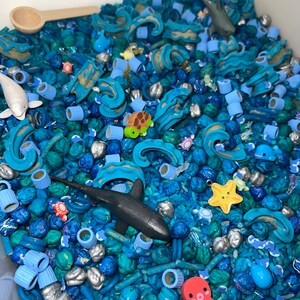 Ocean SCENTED Ocean Rice Sensory Filler - Etsy