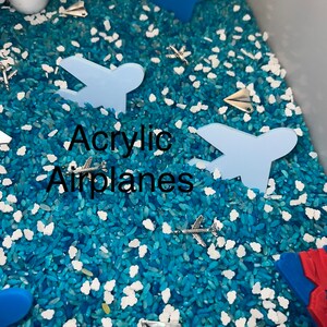 Airplane Sensory Rice Filler - Pasta Sensory Filler - Airplane Sensory ...