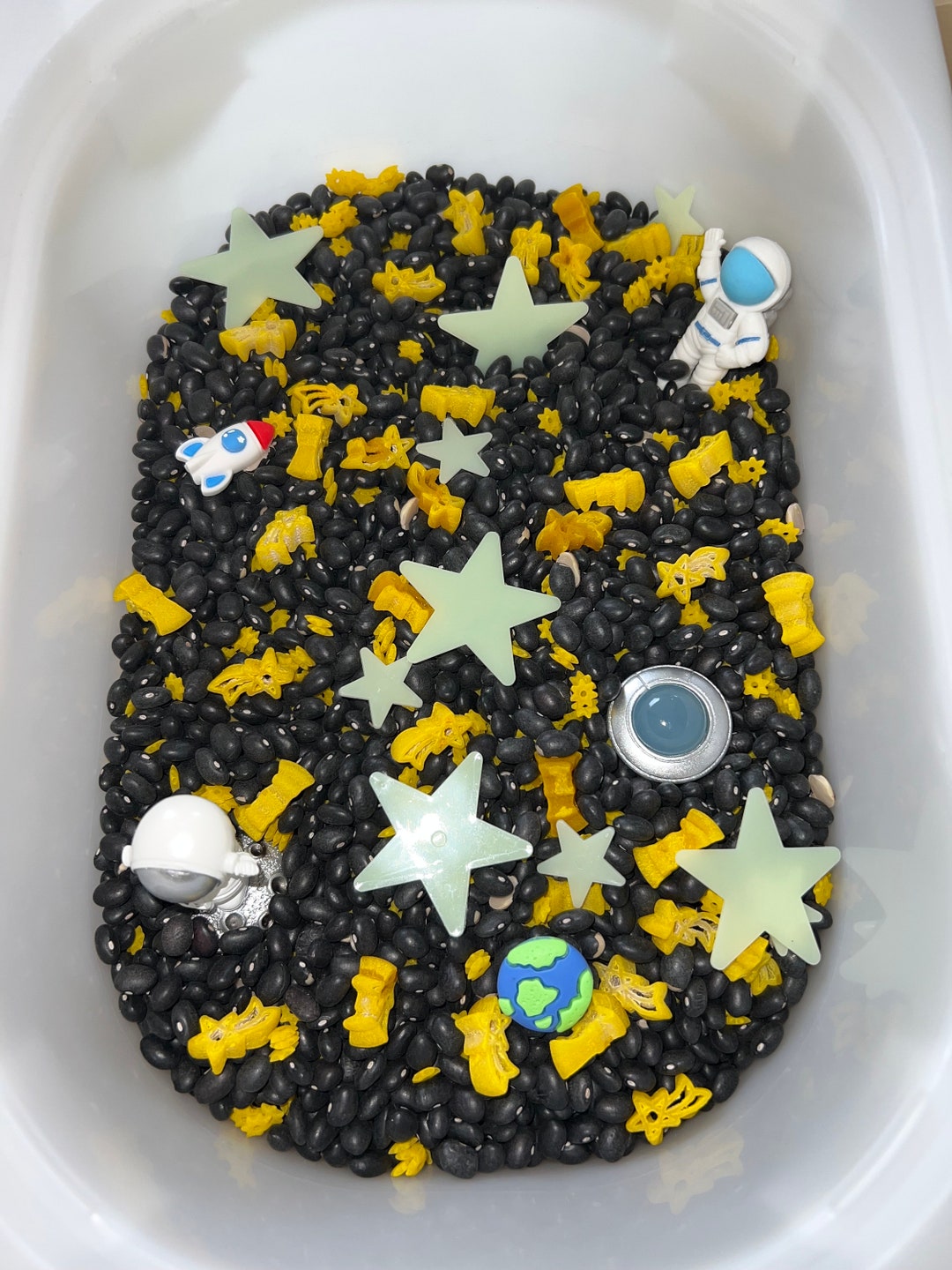 Space Themed Sensory Rice Filler - Etsy