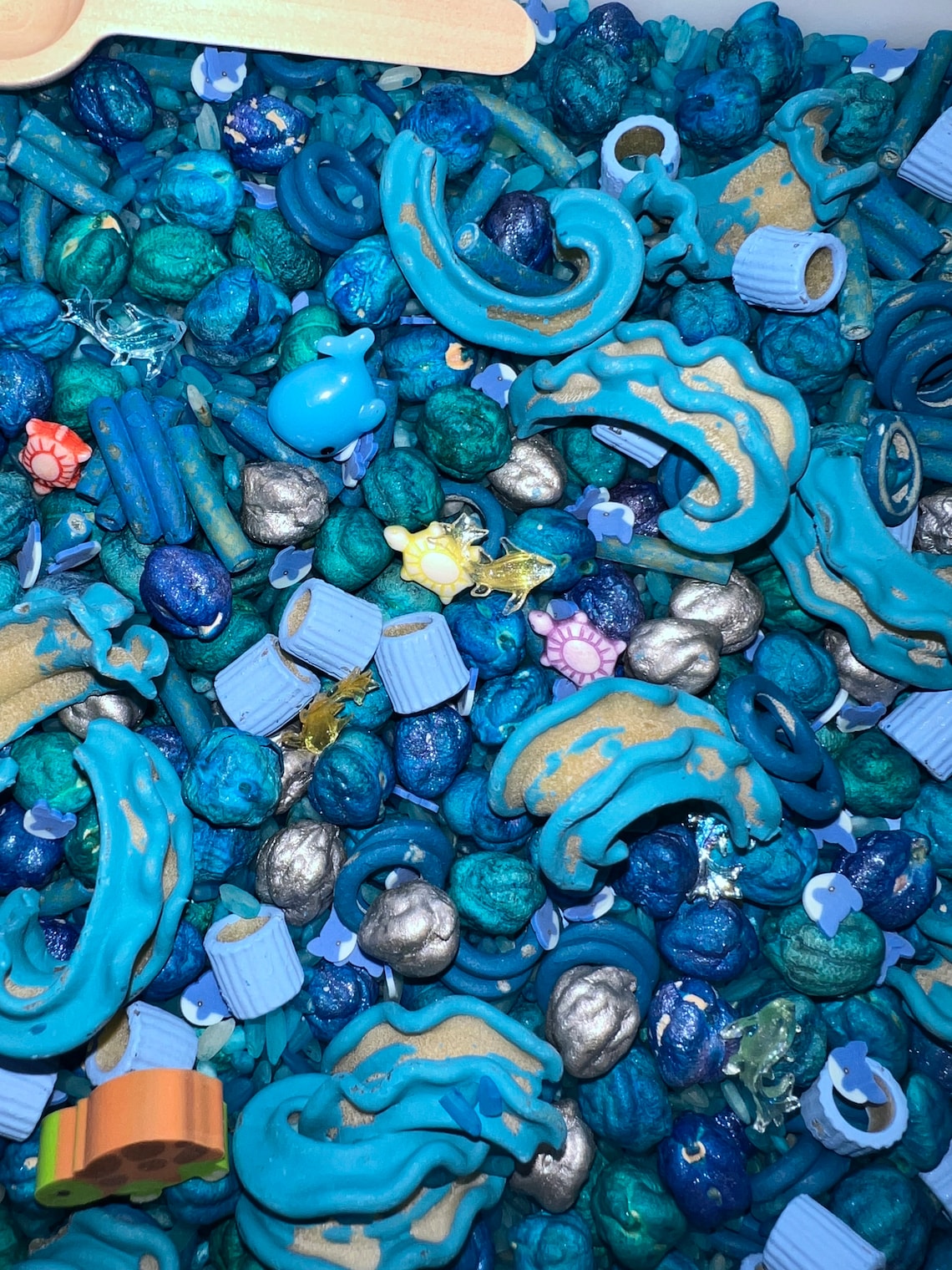 Ocean SCENTED Ocean Rice Sensory Filler - Etsy