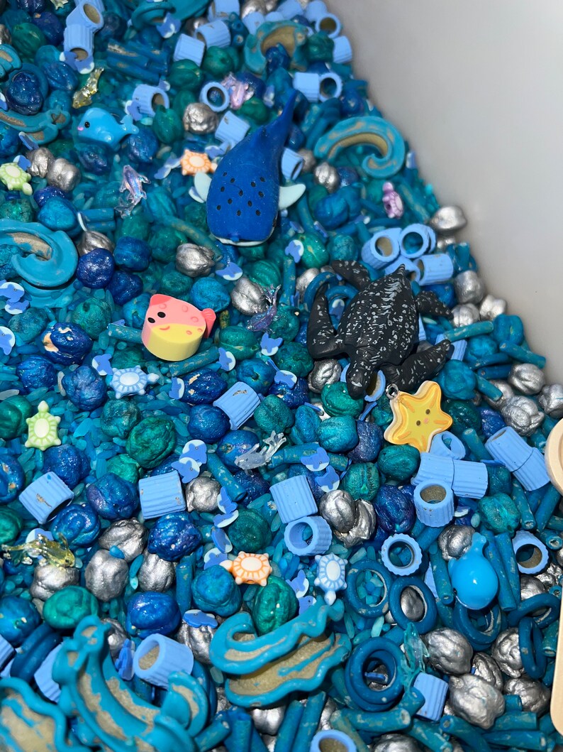 Ocean SCENTED Ocean Rice Sensory Filler - Etsy