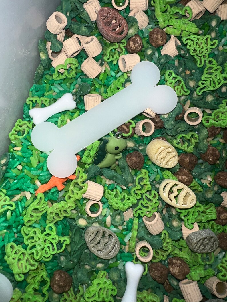 Dinosaur Sensory Rice Filler - Pasta Sensory Filler - Dinosaur Sensory ...