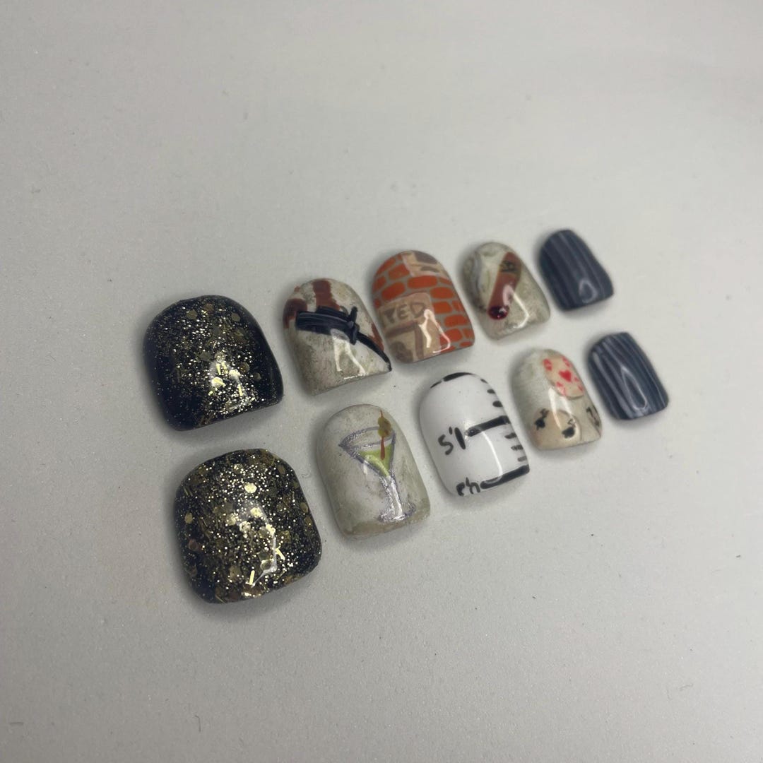 1920s Press on Nails - Etsy