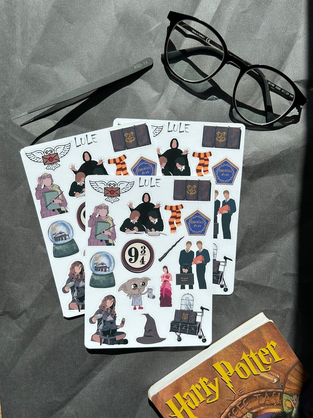 Harry Potter Sticker Sheet 1 - Etsy