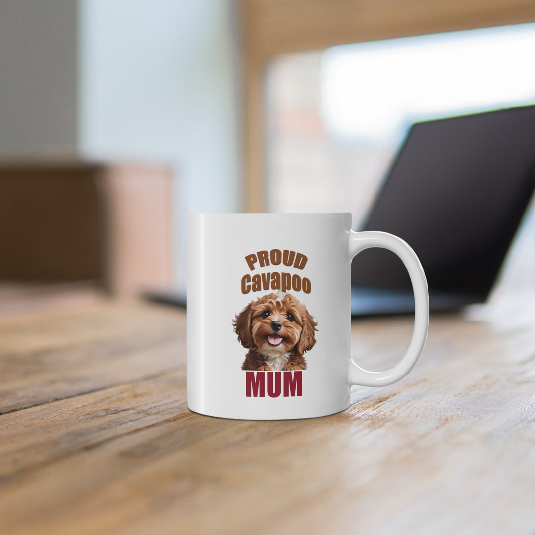 Coffee Cups Cute Cavapoo Coffee Cups Cute Puppy Custom Mug - Etsy