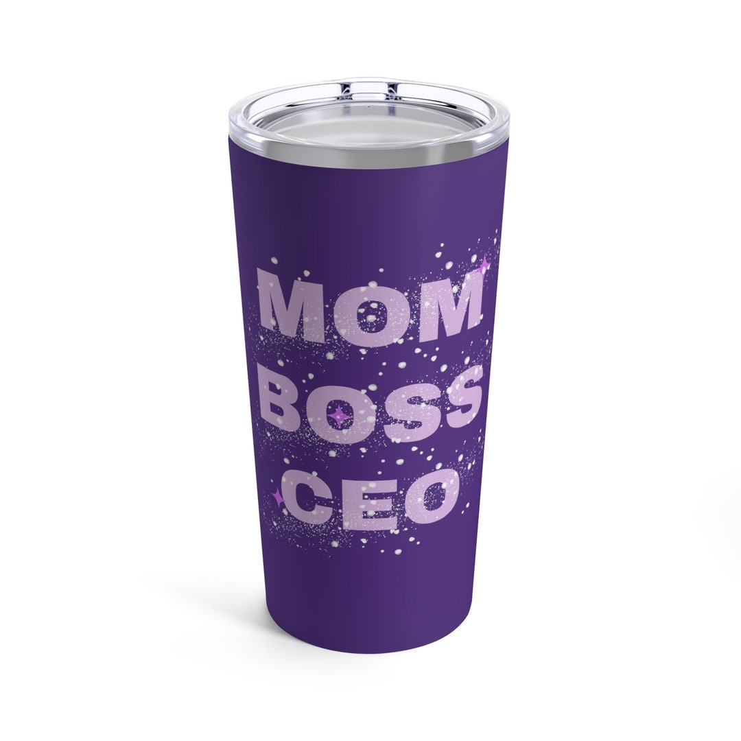 Mom Boss CEO Tumbler 20oz, Personalized Tumbler, Mom Boss, Gifts for ...