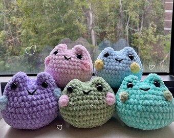 Tasty Frogs MULTIPLE STYLES Felt Frog Felt Plushie Handmade Felt ...
