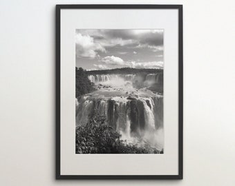 Iguazu Falls Argentina Vintage Travel Poster - Etsy Australia