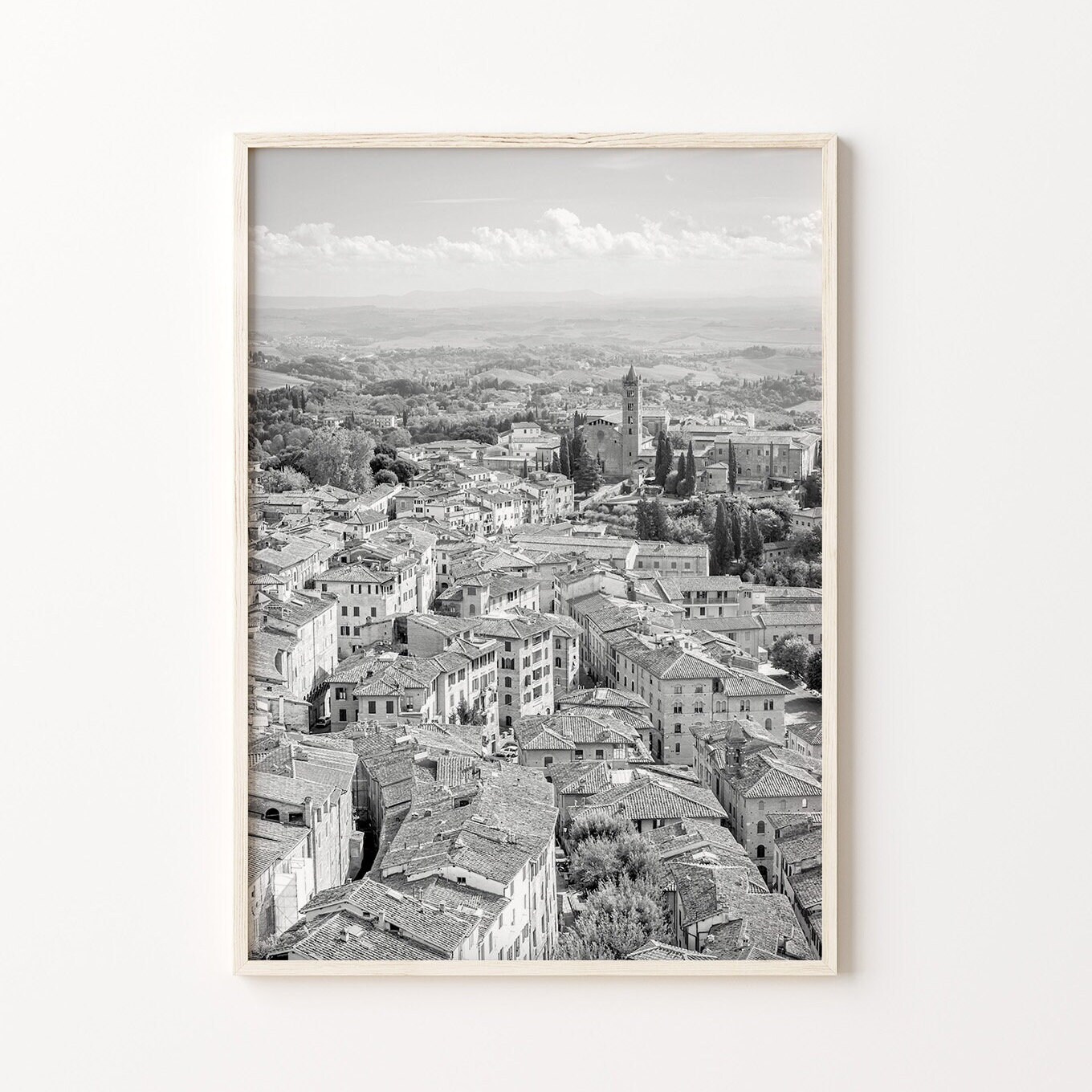 Tuscany Black & White Wall Art Set of 6, Italy Prints, Instant Download ...