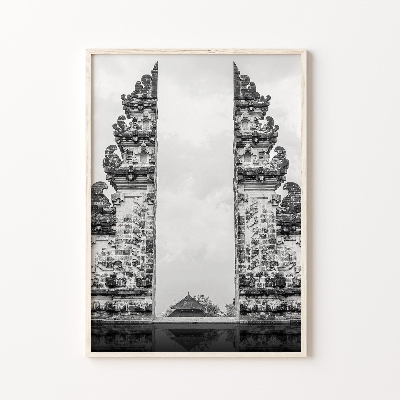 Indonesia Black & White Wall Art Set of 6 Bali Prints - Etsy