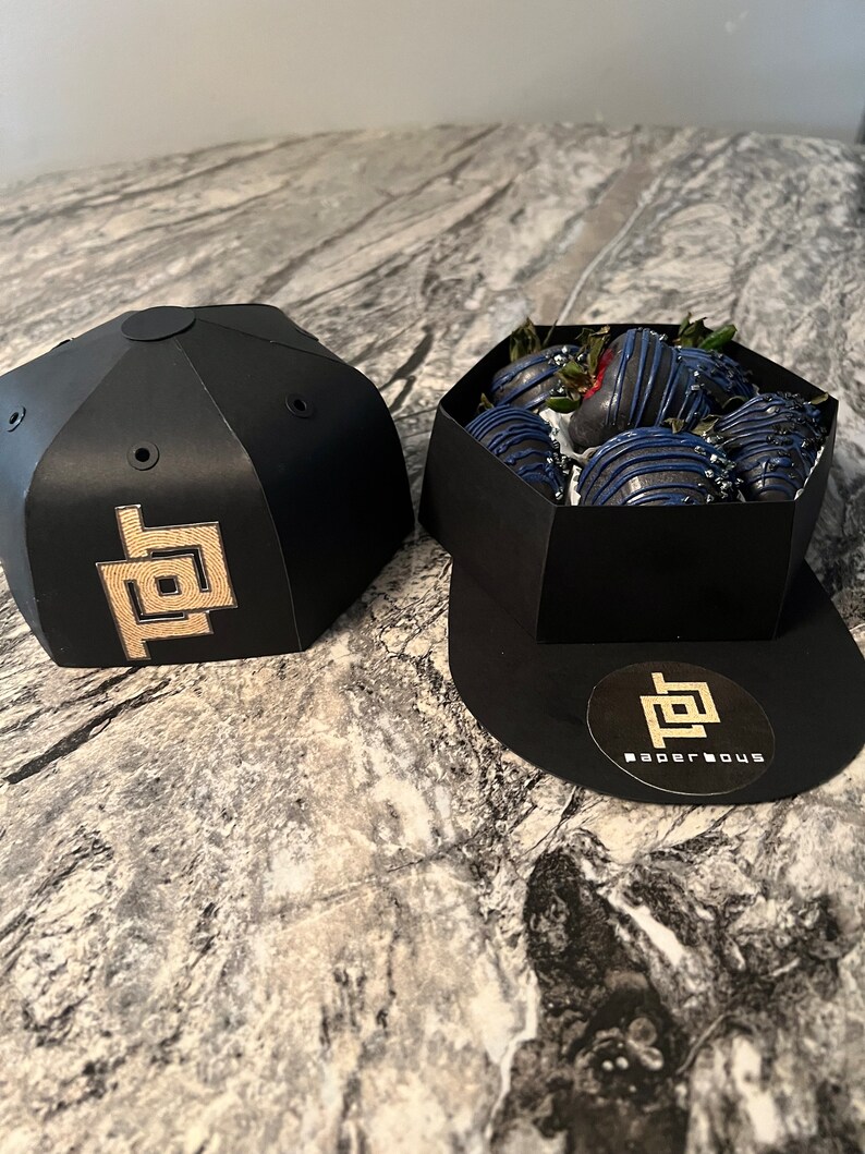 Baseball Cap Favor Box - Etsy