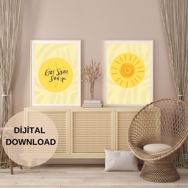 Sun Printable Art - Etsy