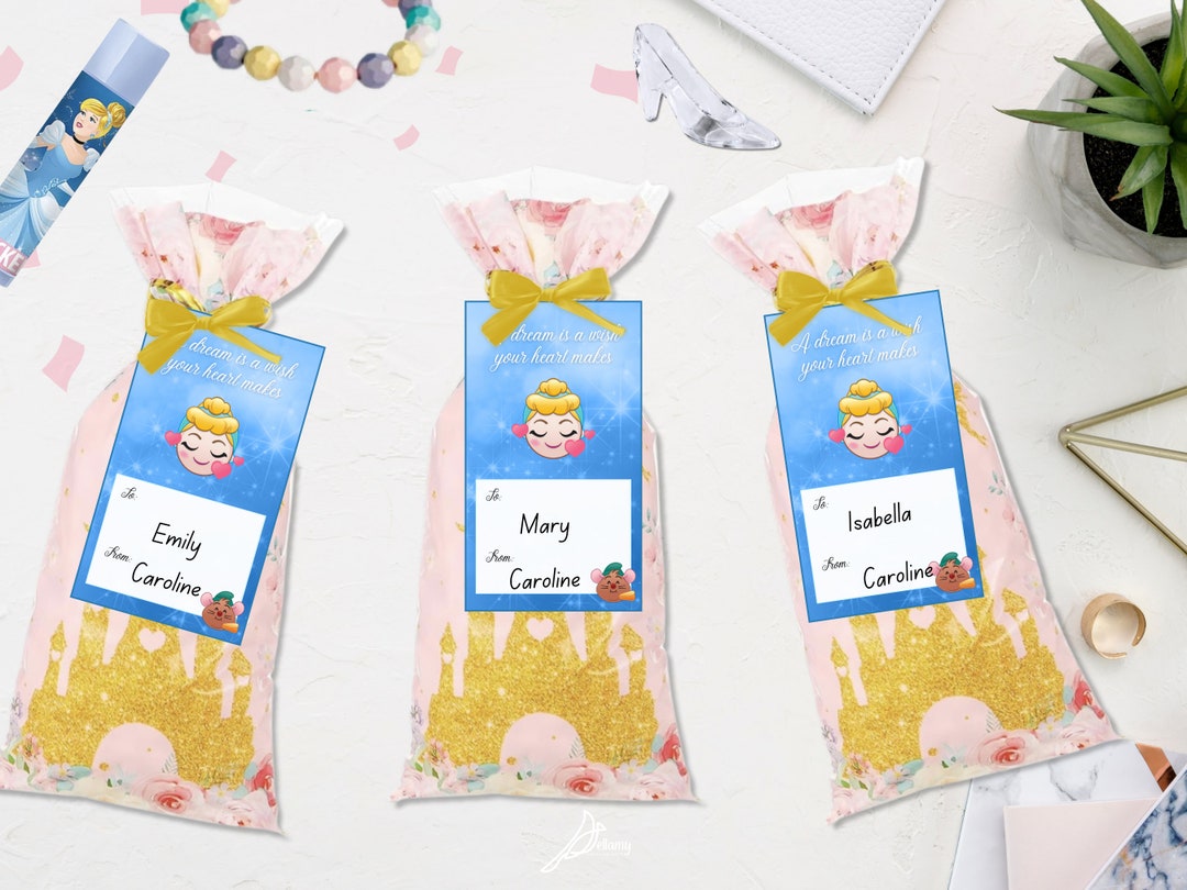 Cinderella Birthday and Cruise Fish Extender Gift Tags Pixie Dust Gift ...