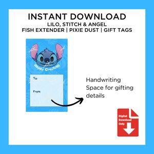 Fish Extender Gift Tag Pixie Dust Tags Cruise Gift Tags Pixie Dust ...