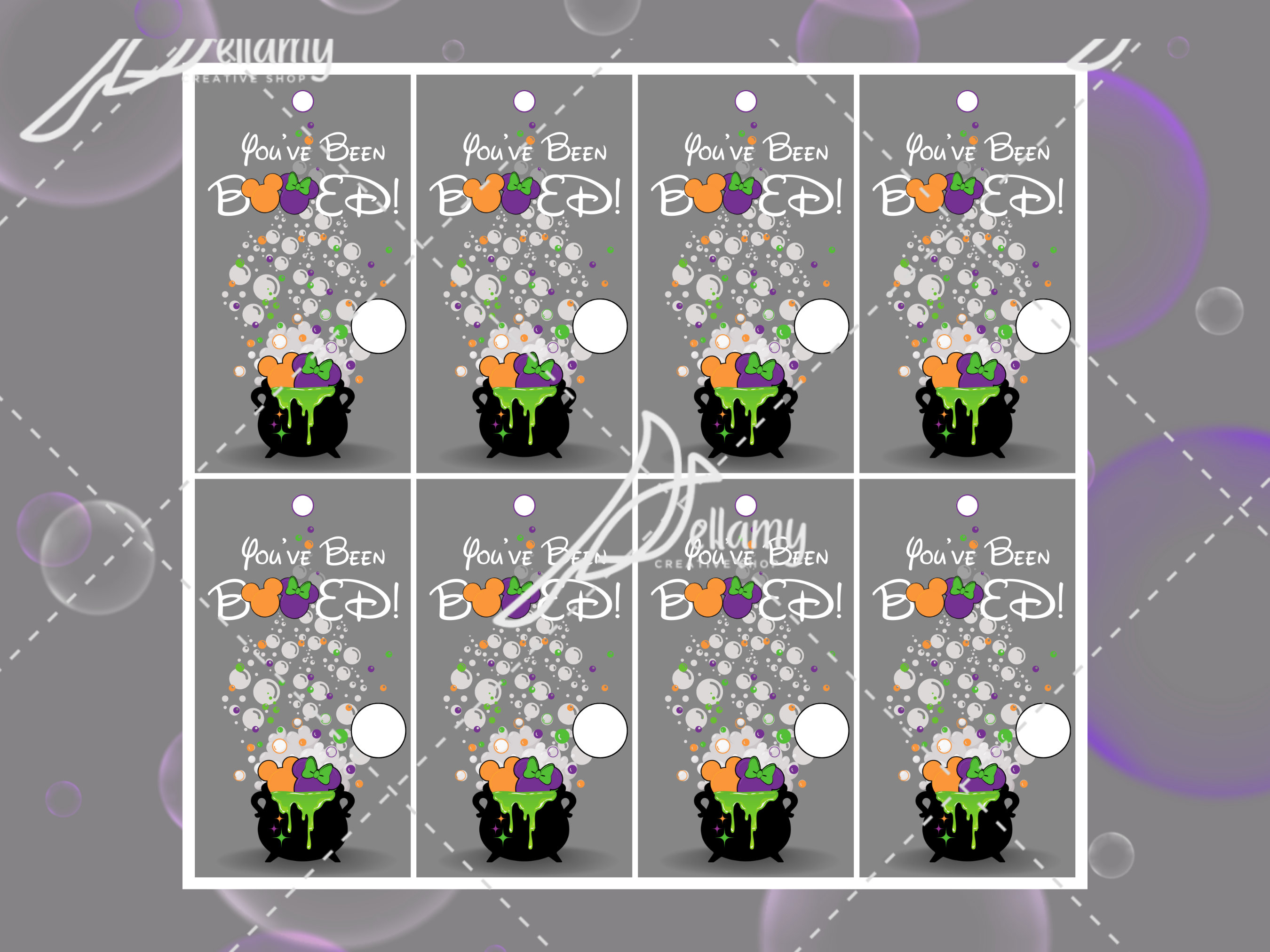 Halloween Pixie Dust Gift Tag Fish Extender Tag Halloween - Etsy