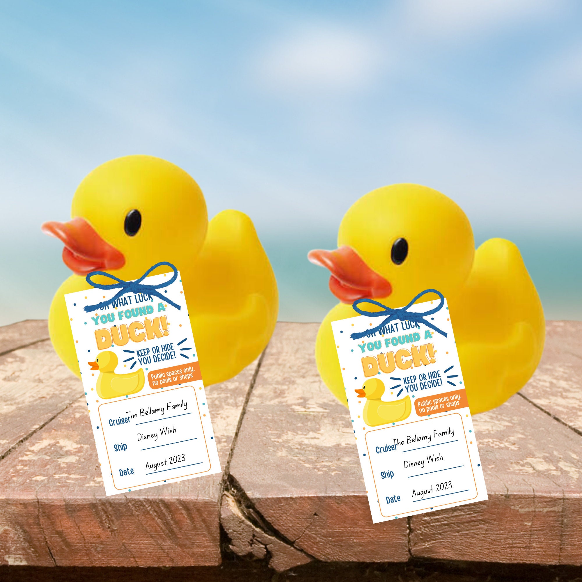 Cruise Duck Tags Lucky Duck Tag Digital Download Instant - Etsy