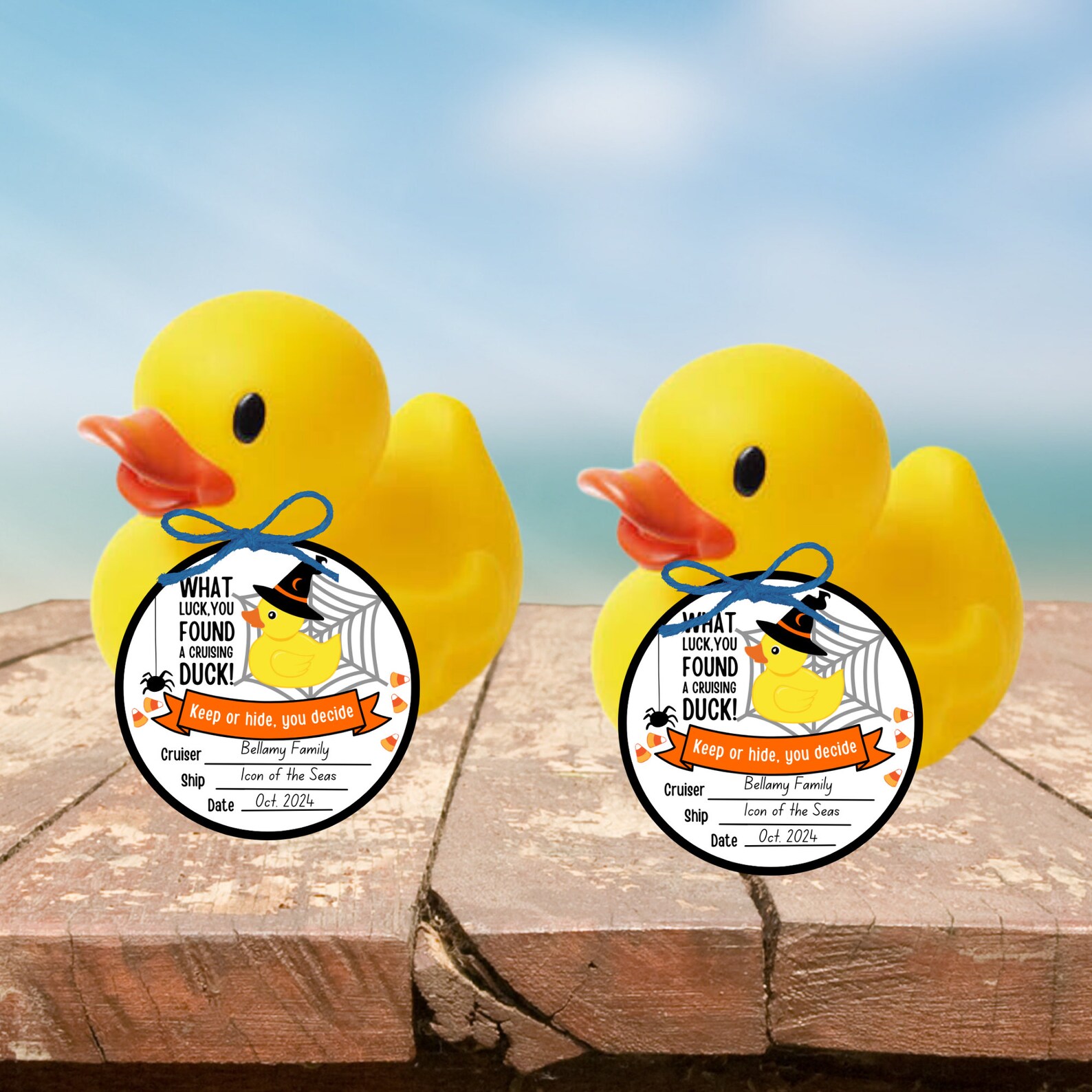 Halloween Cruise Duck Tag Witch Cruise Duck Tag Spooky Cruise Duck Tag ...