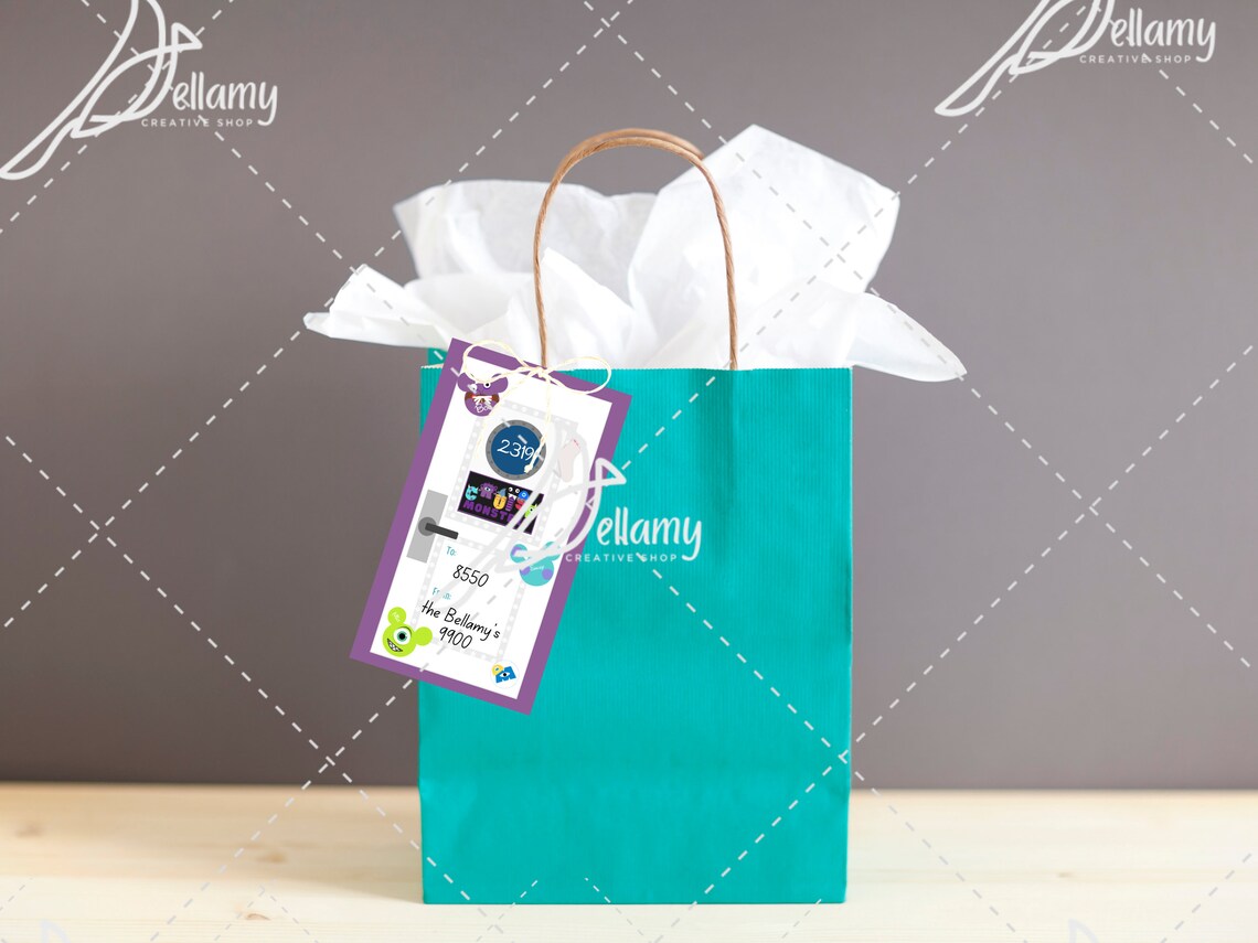 Fish Extender Gift Tag Pixie Dust Tag Monsters Cruise Pixie Dust Label ...