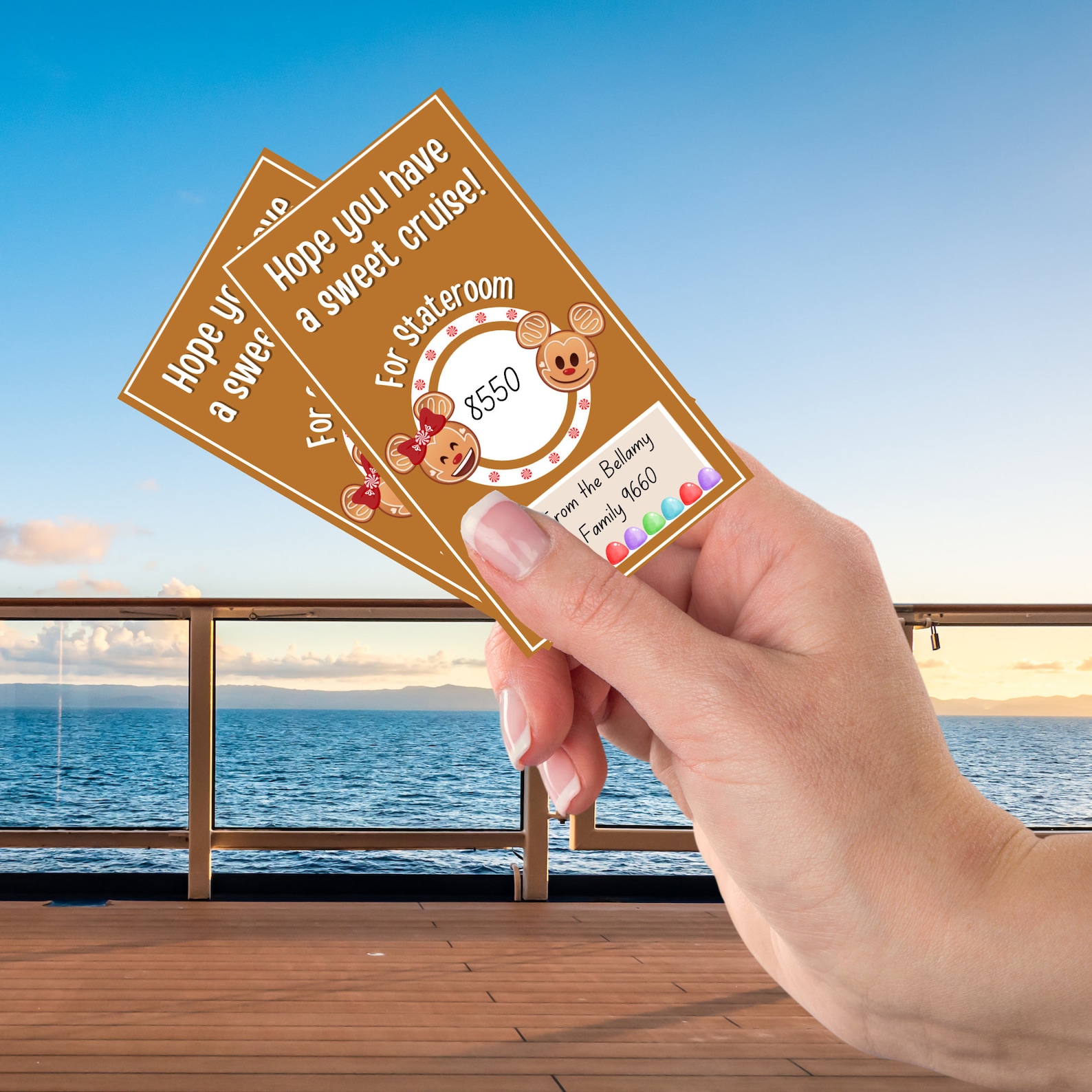 Fish Extender Gift Tags FE Gift Tags DCL Very Merrytime Cruise Digital ...