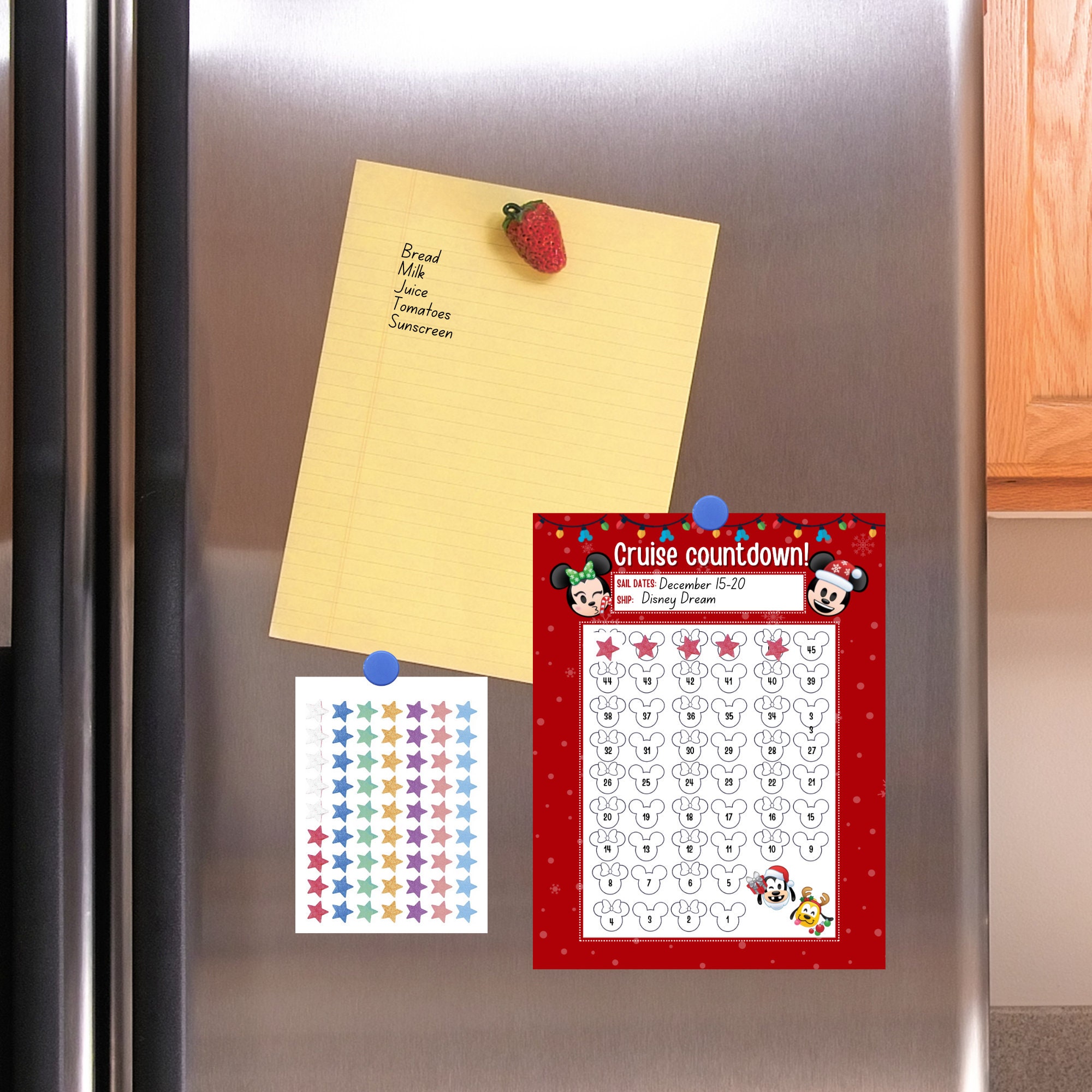 Cruise Countdown, INSTANT DOWNLOAD, Mickey Minnie Holiday Cruise ...