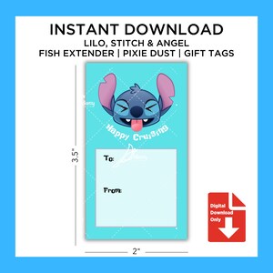 Fish Extender Gift Tag Pixie Dust Tags Cruise Gift Tags Pixie Dust ...